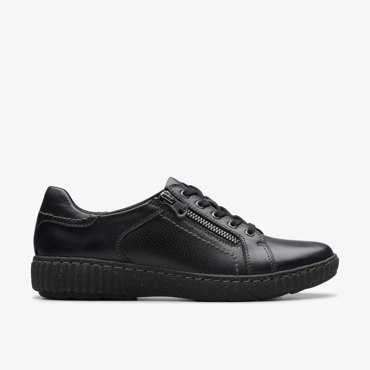 Clarks Women's Caroline Janna Black Leather 26179518 – THE SHOE PLAZA
