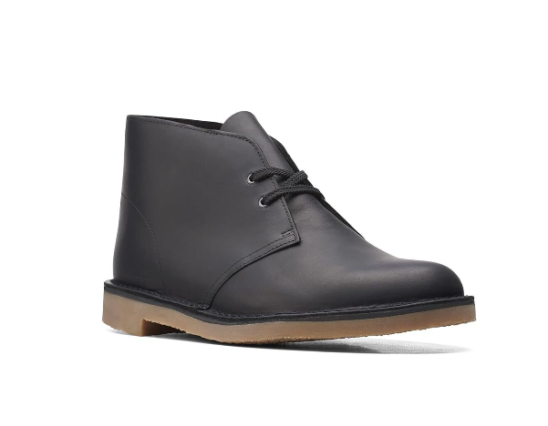 Clarks Men's Bushacre 3 Black Leather – THE SHOE PLAZA