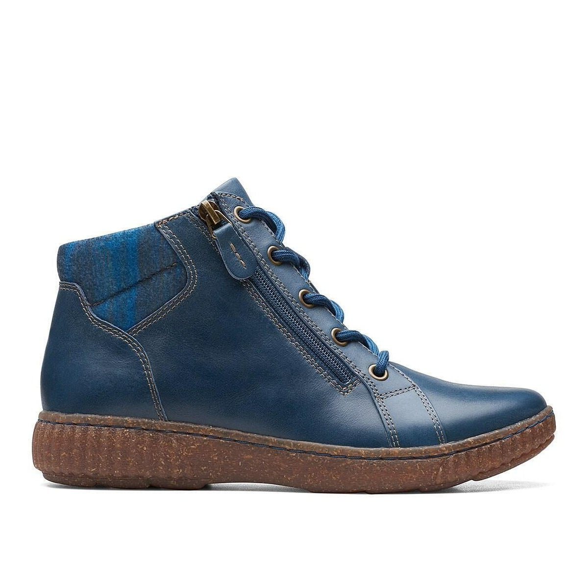 Clarks Women's Caroline Park Ocean Blue Leather – THE SHOE PLAZA