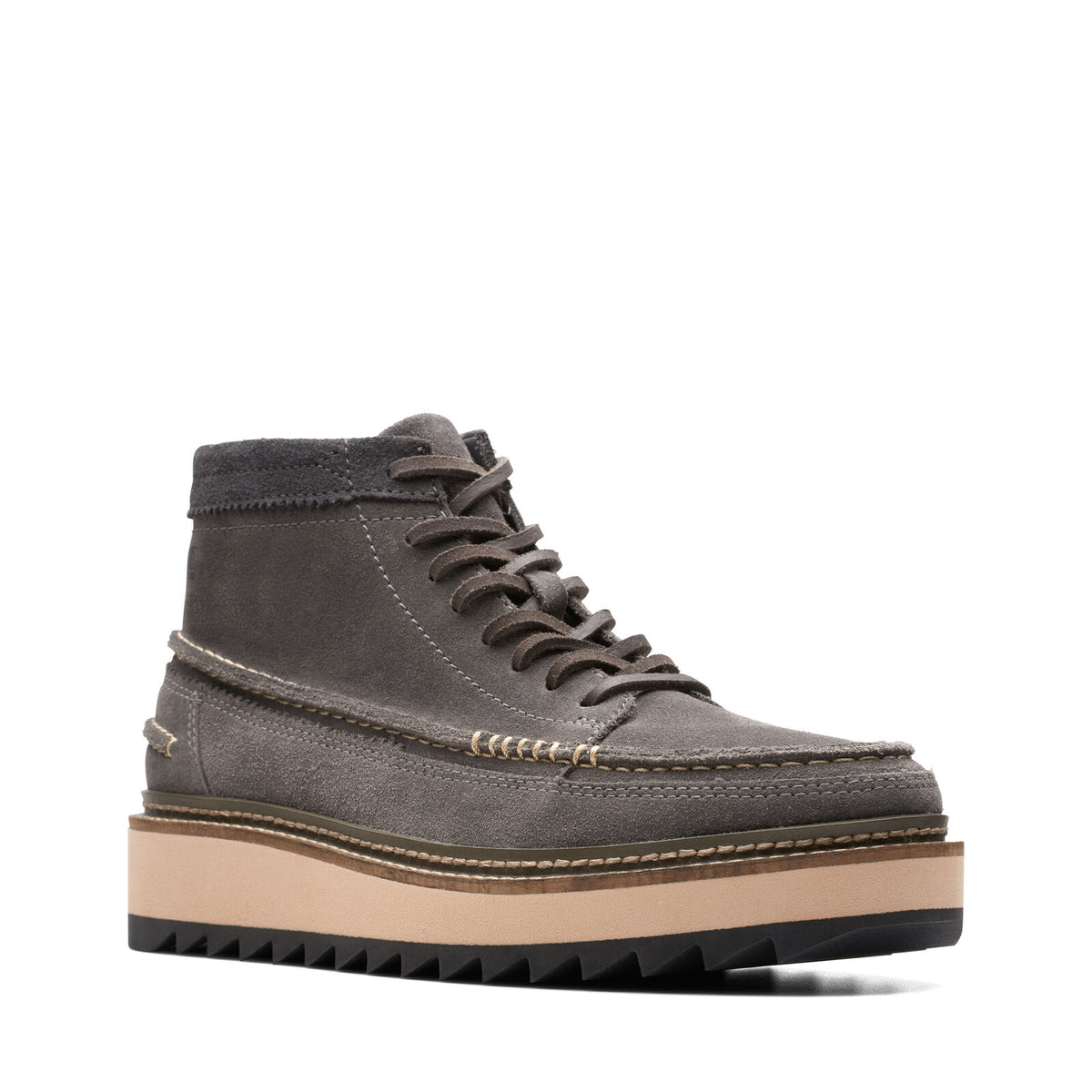 Clarks Men's Clarkhill Mid Dark Grey Suede 26173450 – THE SHOE PLAZA