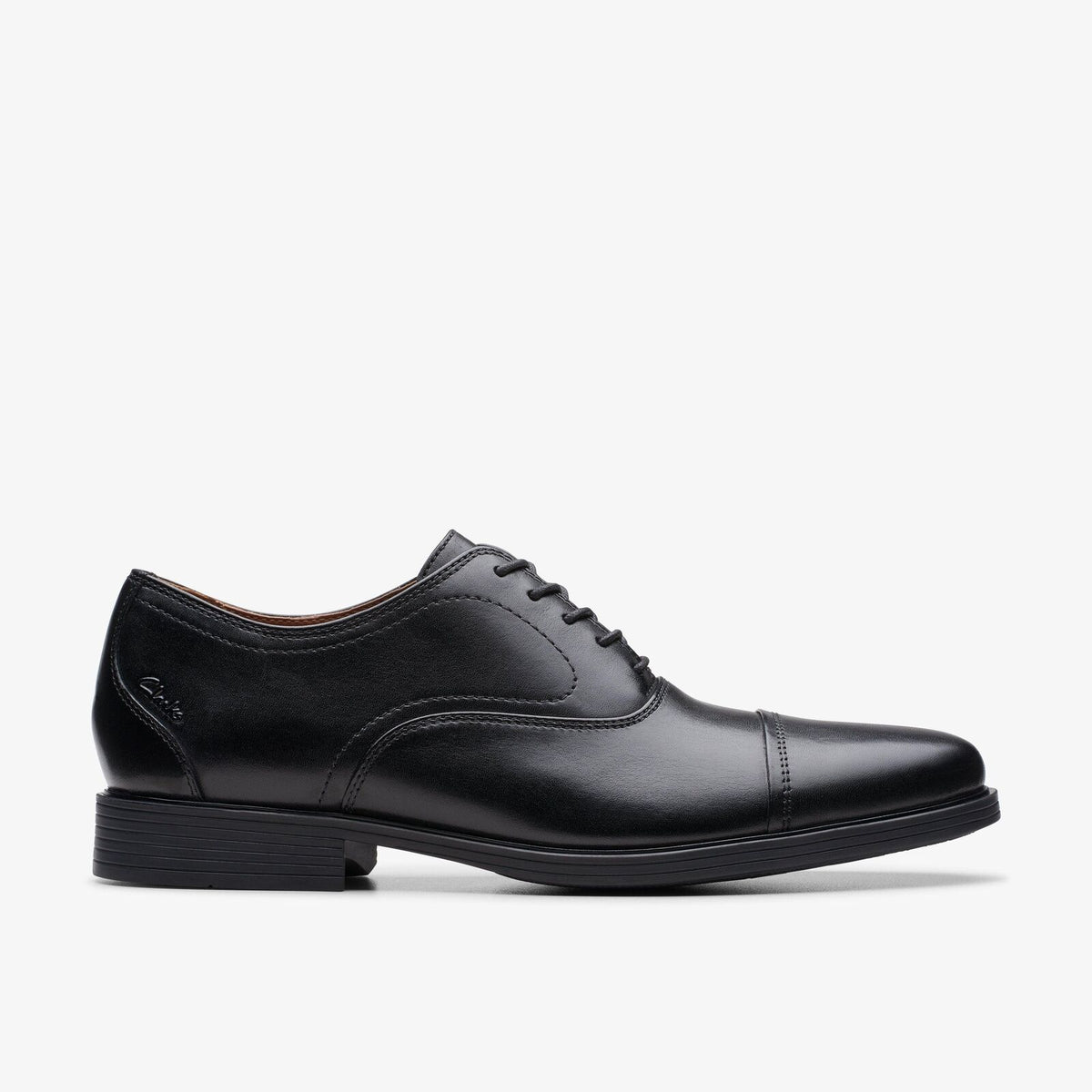 Clarks Men's Whiddon Ox Black Leather 26176991 – THE SHOE PLAZA