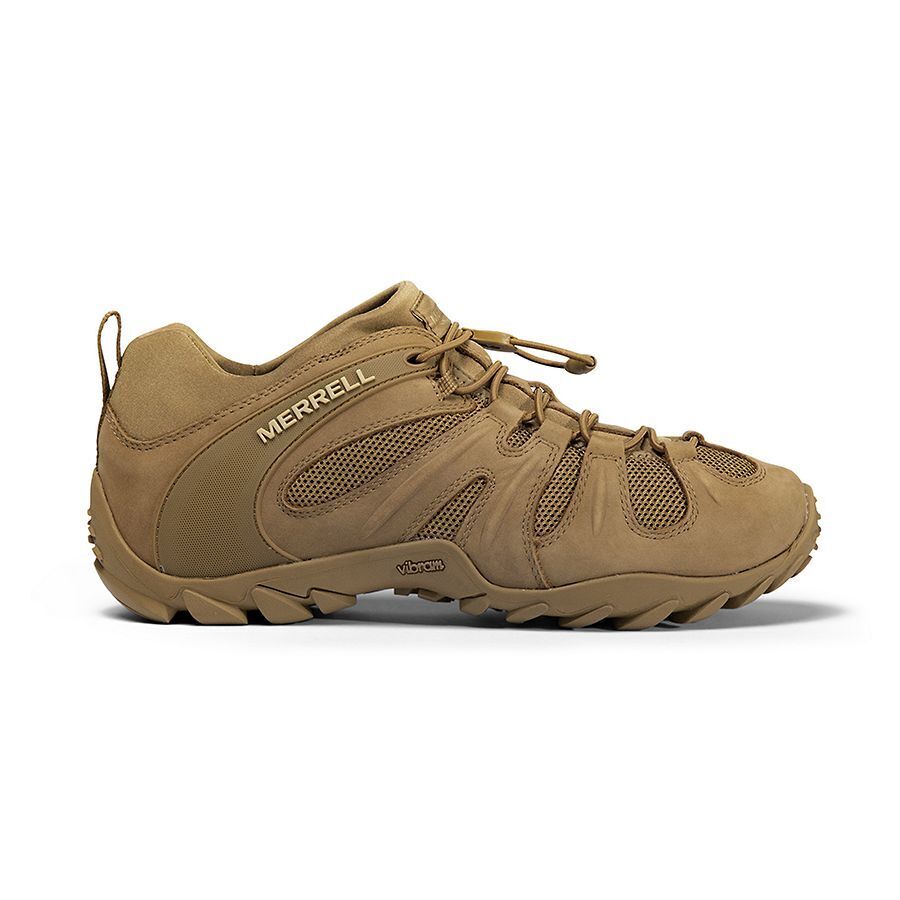 Merrell Men's Cham 8 Stretch Tactical Coyote Nubuck J099407 – THE SHOE ...