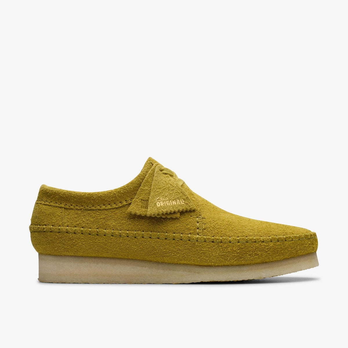 Clarks Men's Wallabee Weaver Olive Suede 26176526 – THE SHOE PLAZA