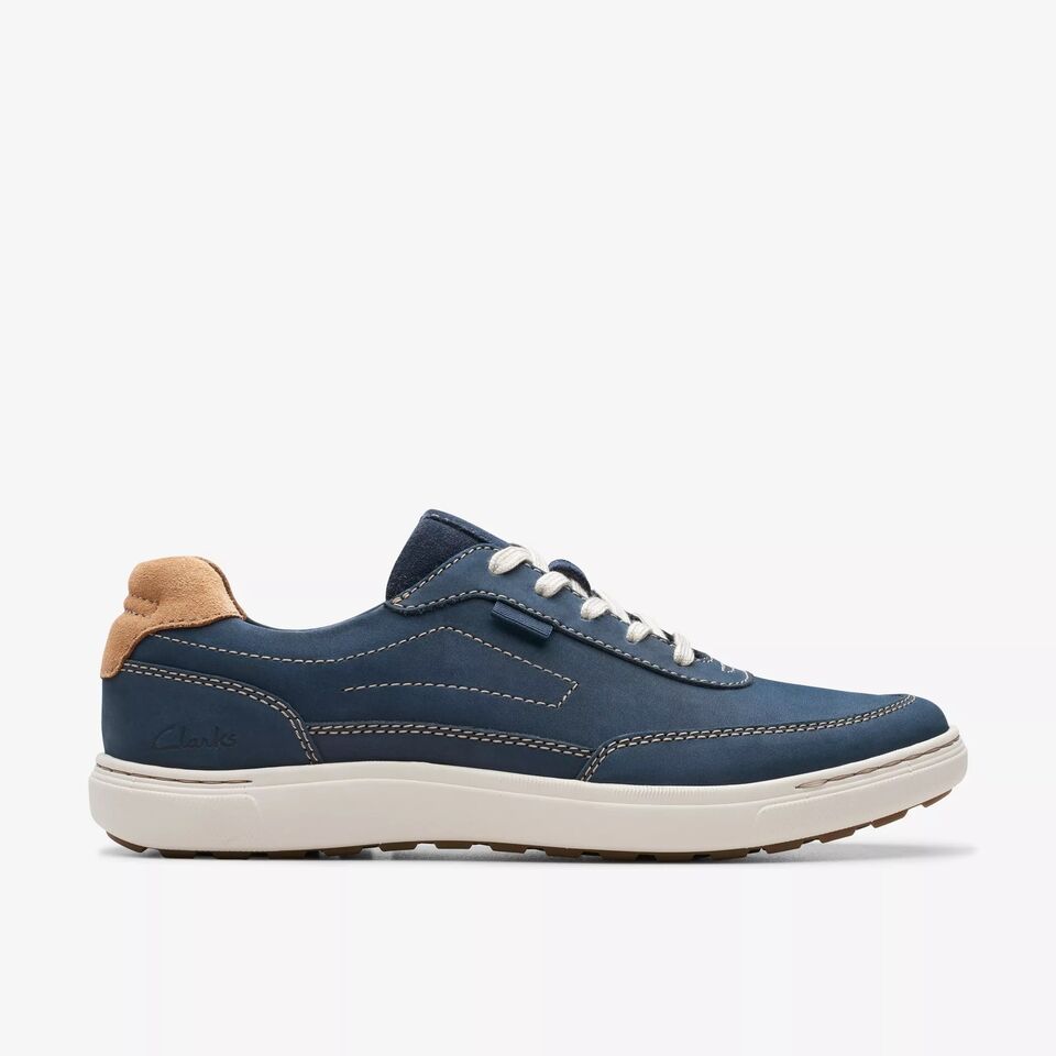 Clarks Men's Mapstone Trail Navy Nubuck 26176896 – THE SHOE PLAZA