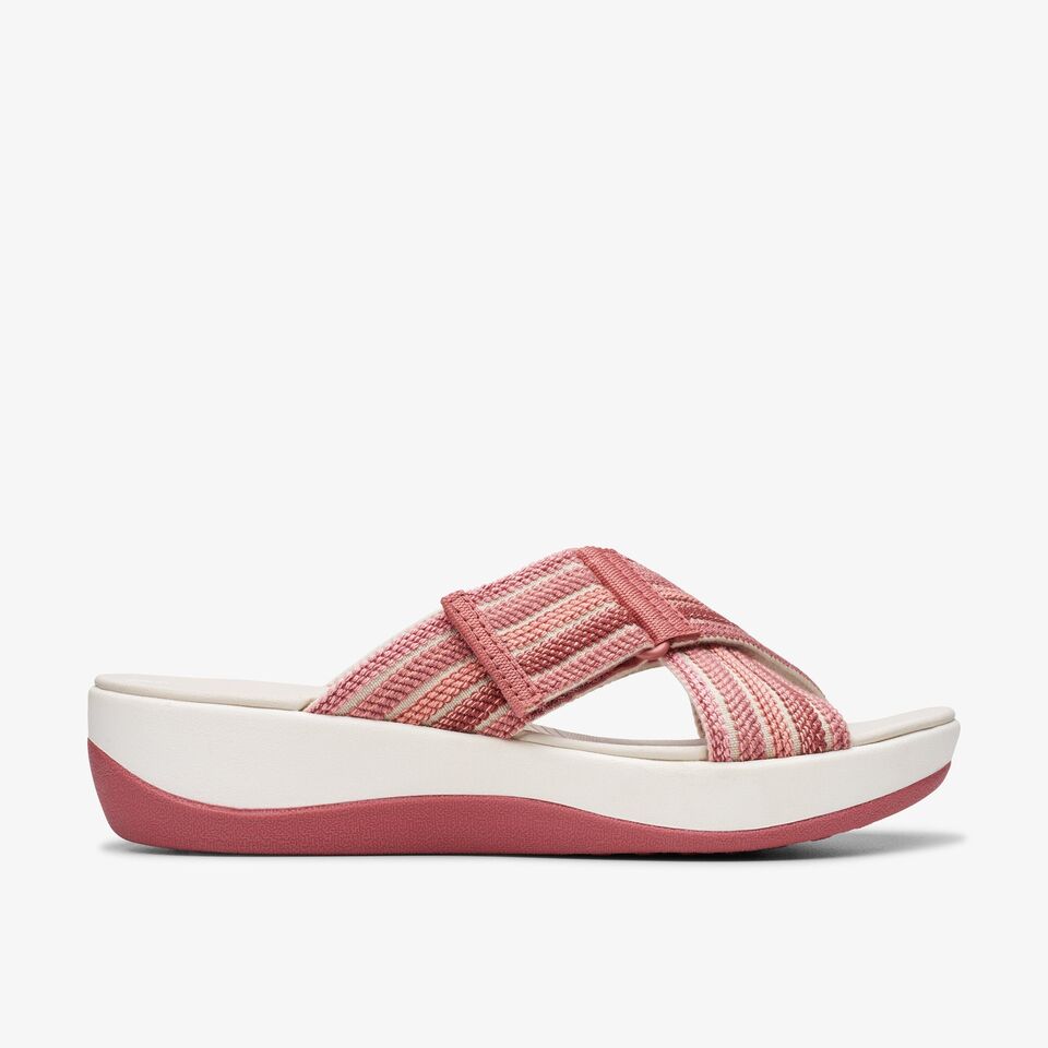 Clarks Women's Arla Wave Dusty Rose | Beige Combi – THE SHOE PLAZA