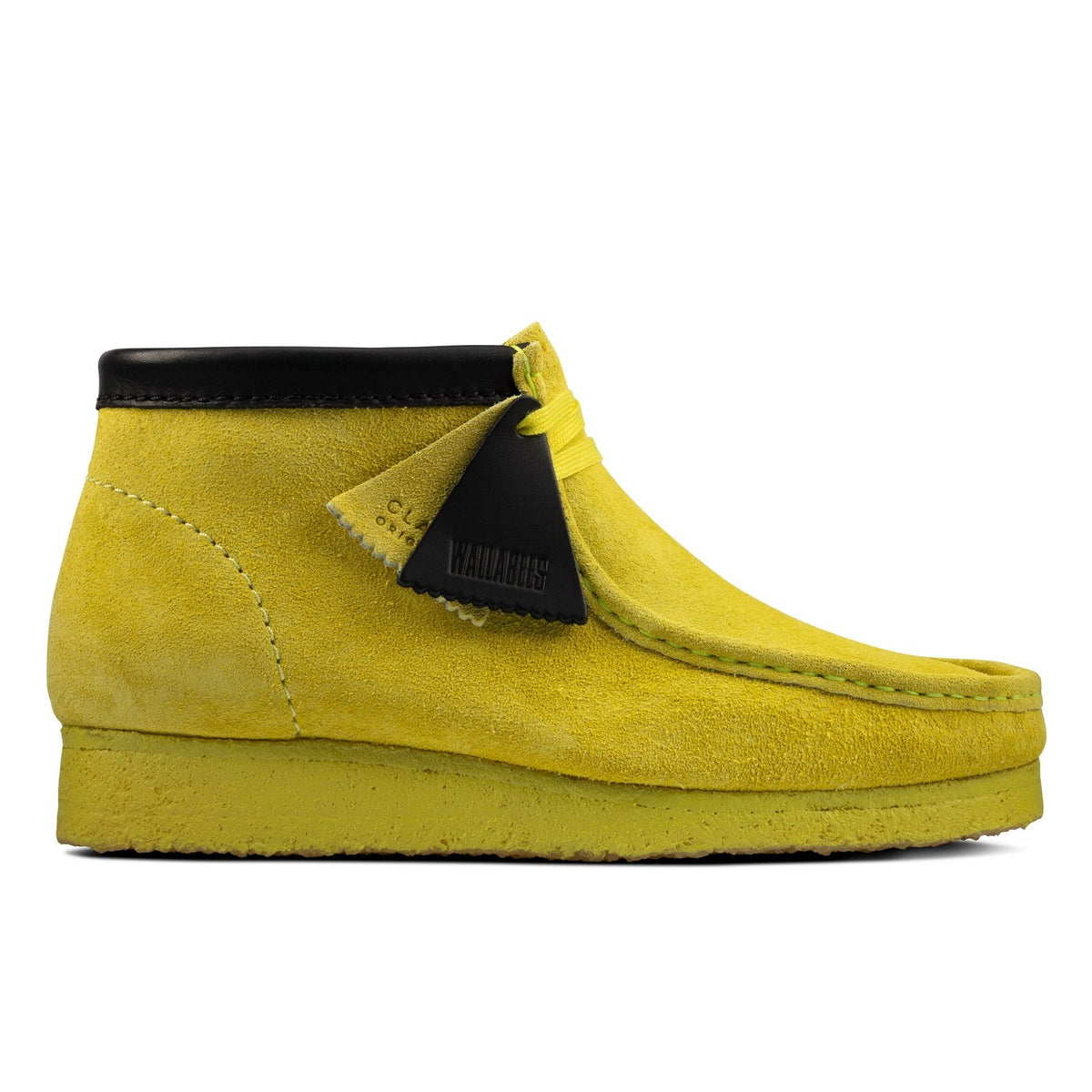 Clarks Mens Wallabee Boots Lime – THE SHOE PLAZA